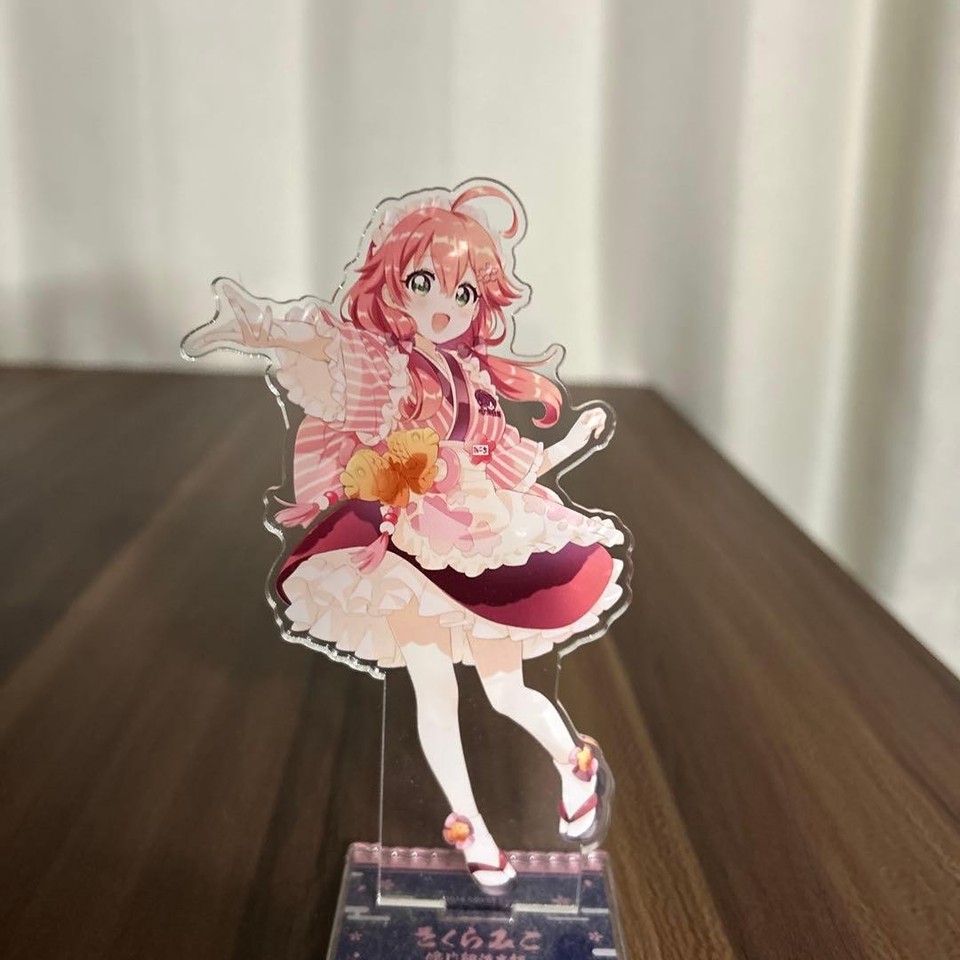 Vtuber Acrylic Stand Set 7 Character Display Sakura Miko Suisei Marine ...