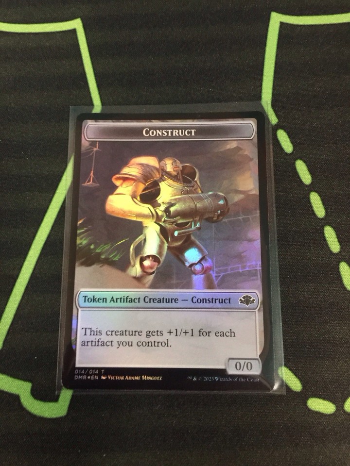 MTG Magic The Gathering Construct Token Foil X2 DMR Artifact | eBay