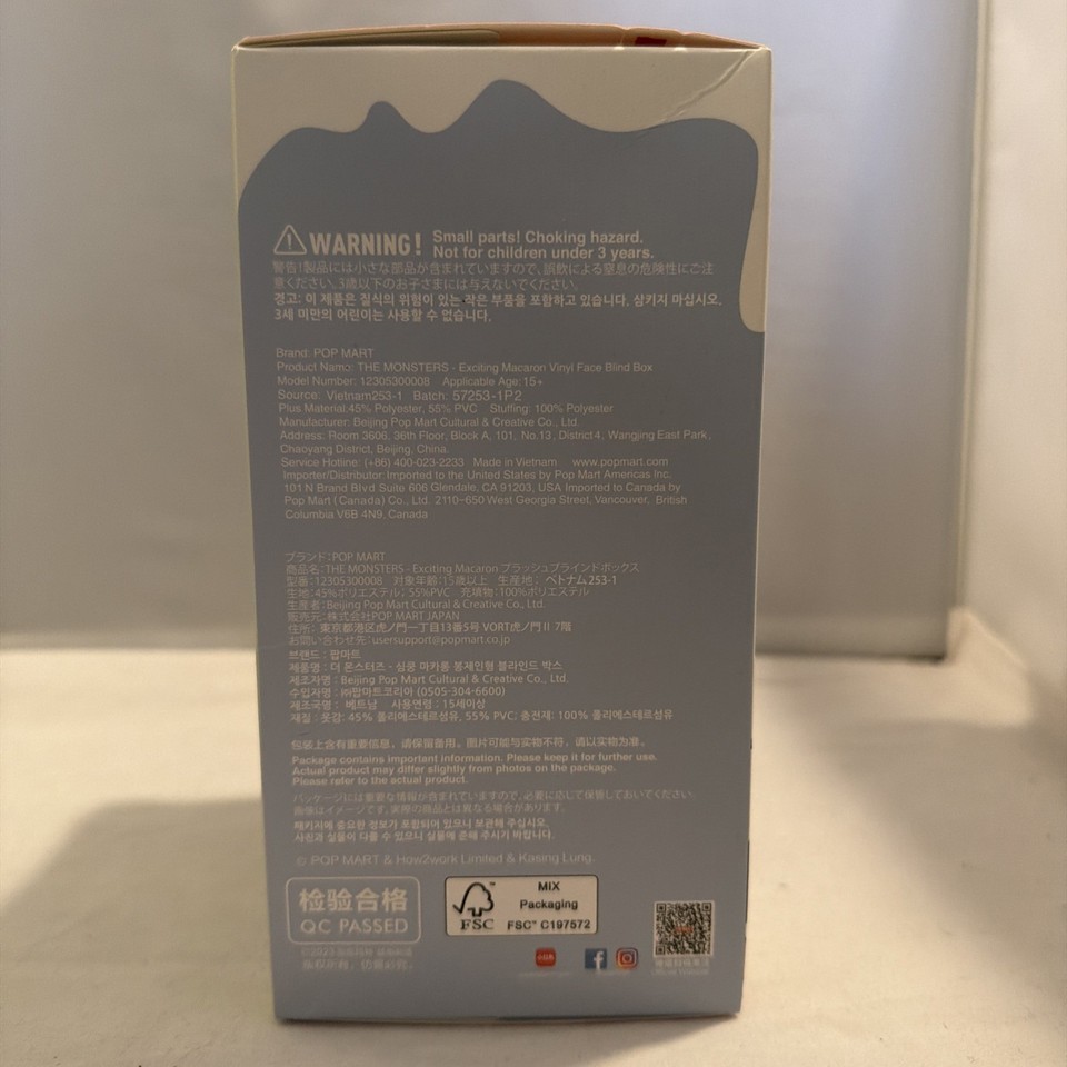 POP MART Labubu The Monsters Exciting Macaron Blind Box 100% Authentic ...
