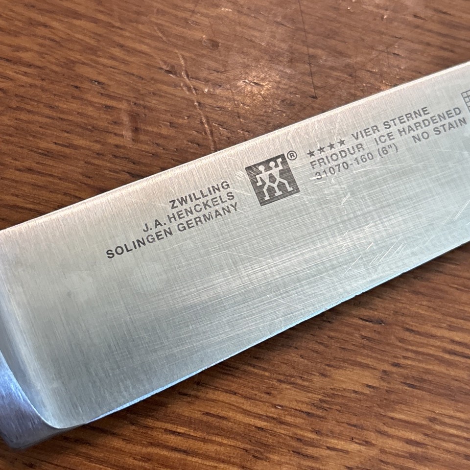 Henckels Twin Knife Vier Sterne Four Star Friodur Solingen 31070-60 8 ...