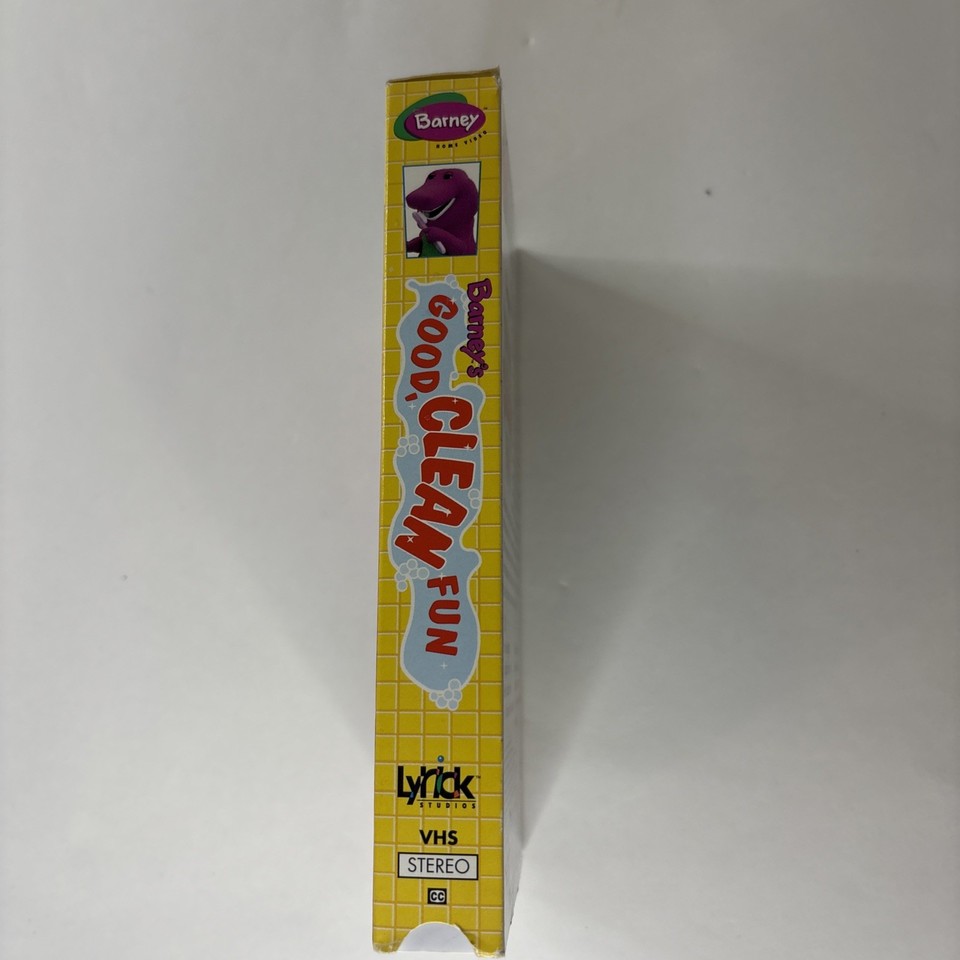 Barney & Friends Good Clean Fun VHS 1998 Video Tape PBS Kids RARE ...