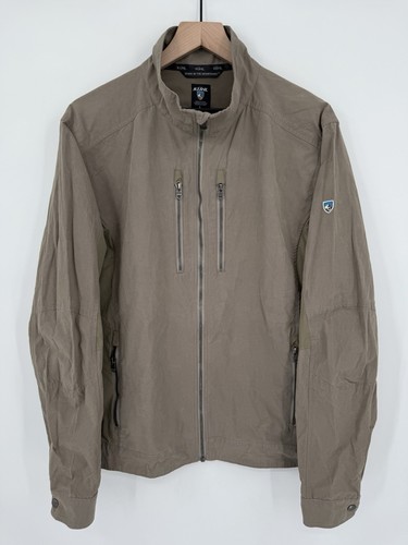 Kuhl Jacket Mens Large Brown Double Kross Canvas Wind Resistant ...