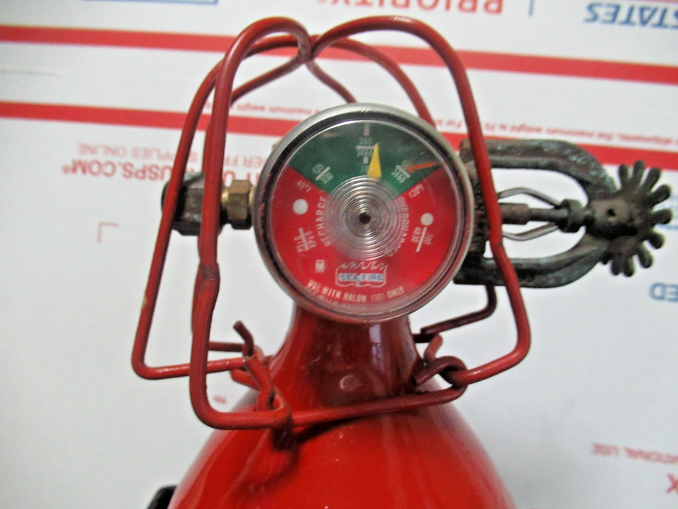 MARINE BOAT HALON 1301 FIRE SAFETY EMERGENCY HALON SYSTEM USED SEA FIRE ...