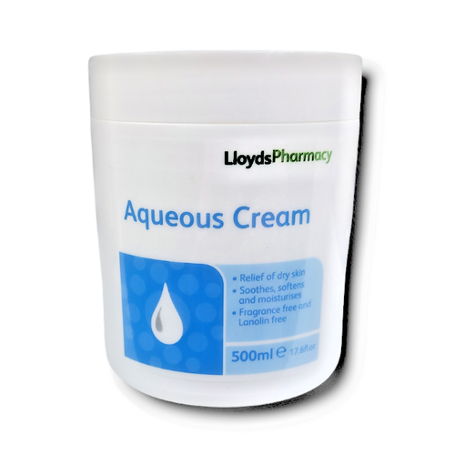 Aqueous Cream - 500ml | Moisturising Skin Care Aqueous | Brand may Vary ...
