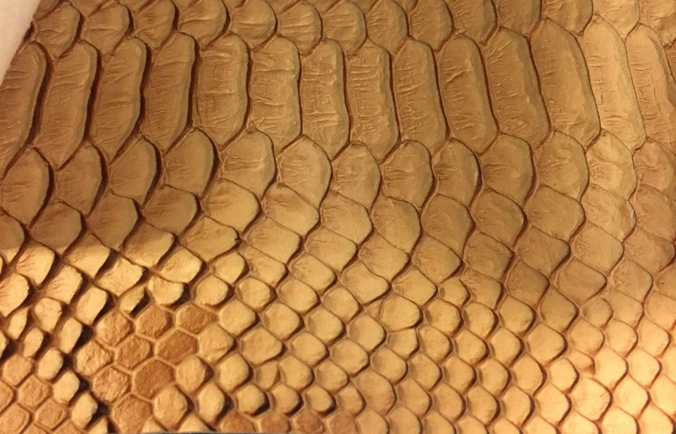 SHIPS FOLDED SNAKE SKIN SCALE 3D Texture Faux Leather Upholstery Vinyl ...