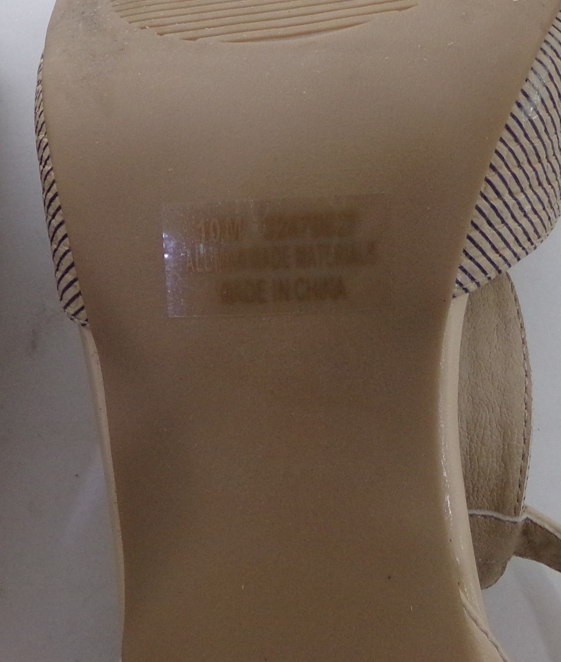 CATO Womens Brown Beige Tan Open Toe Heels SIZE 10M Sexy Cute Shoes | eBay