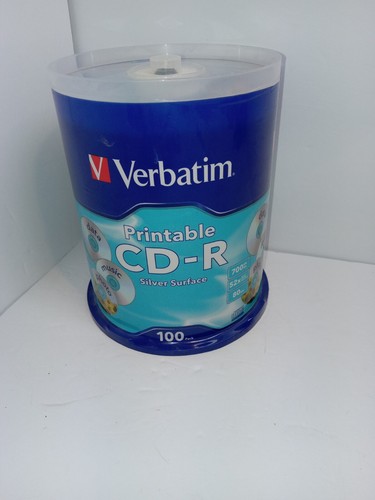 (91) Verbatim Printable CD-R 700mb 52x 80 min 100 Pack Missing 9 CDS ...