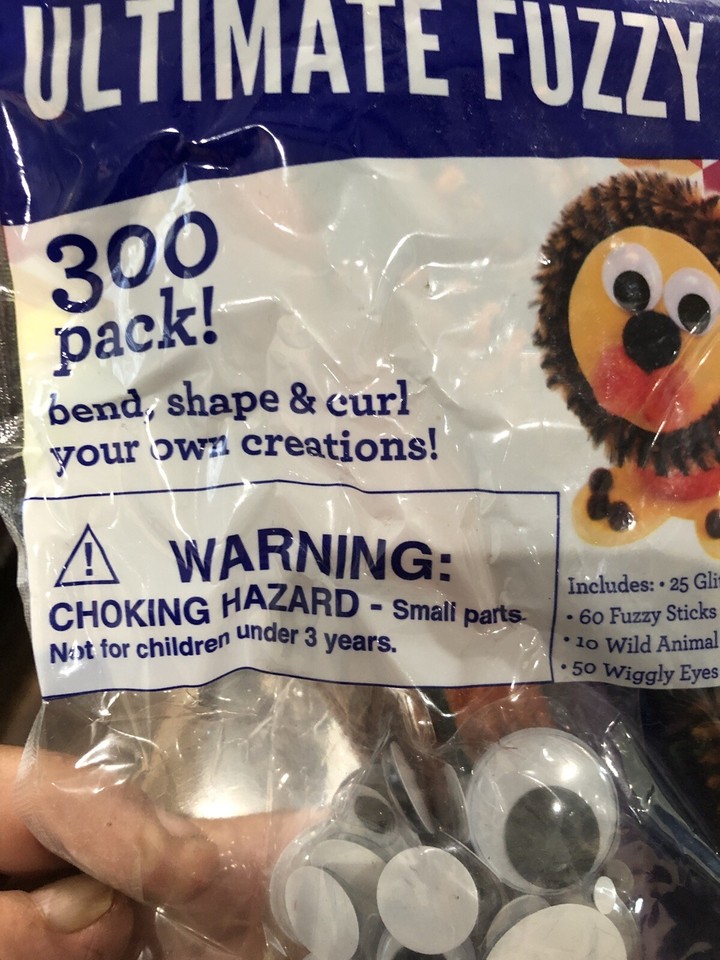 Wild Rainbow Ultimate Fuzzy Kit 300 Pieces Fuzzy Lion New Open Bag | eBay