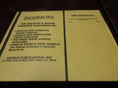 "MINKUS" 1983 SUPPLEMENT NETHERLANDS #24 W/FREE SHIPPING!!! | eBay