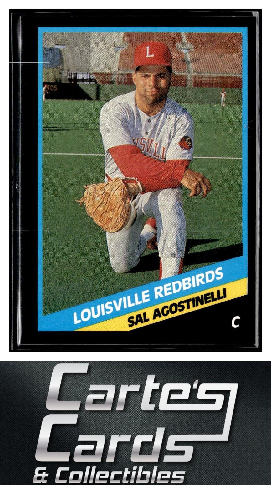 Sal Agostinelli 1988 CMC Louisville Red Birds #21 St. Louis Cardinals ...