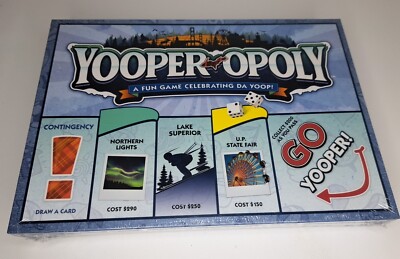 Yooperopoly Yooper Monopoly Board Game New/Sealed Michigan U.P. | eBay