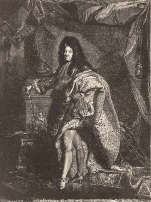 France, French SUN KING GREAT LOUIS XIV Longest Reign ~ 1882 Art Print ...