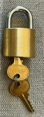 New Wilson Bohannan WB Padlock Brass Lock Heavy Duty w/ 2 KEYS | eBay
