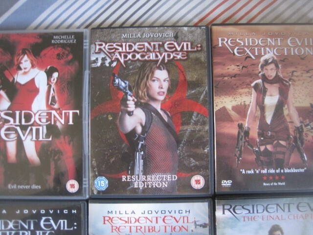 Resident Evil ( DVD ) 1-6 --- 6-Film Collection - MILLA JOVOVICH ...