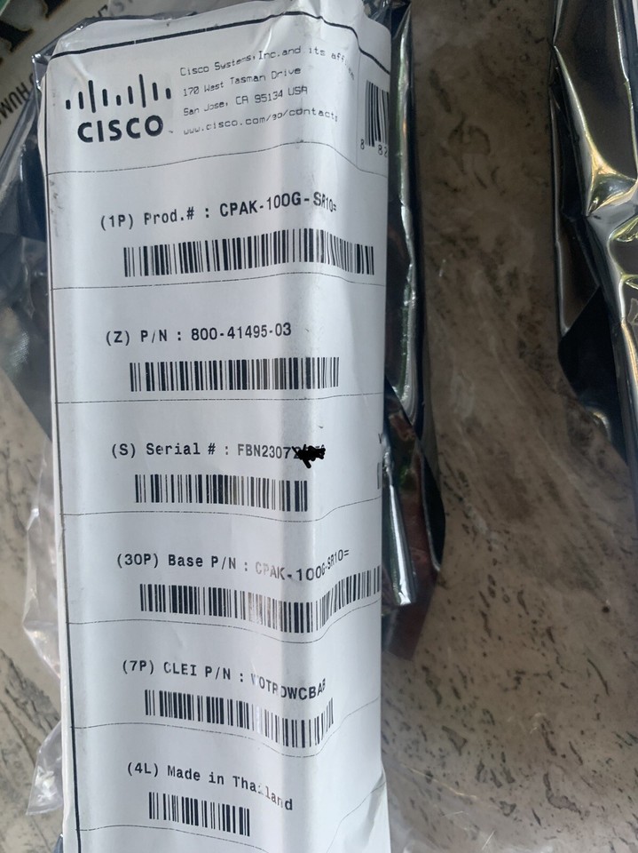 NEW SEALED Genuine Cisco CPAK-100G-SR10 New Sealed 800-41495-03 | eBay