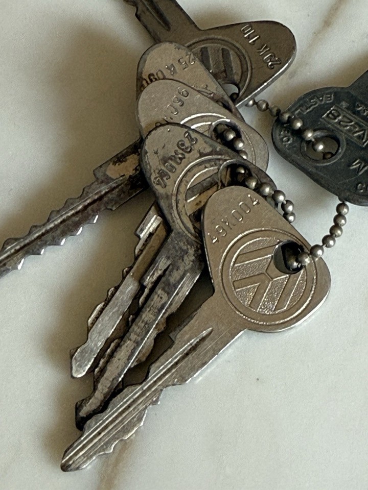 Vintage Volkswagen VW Ignition Key Six (6) Keys Locksmith Lot | eBay