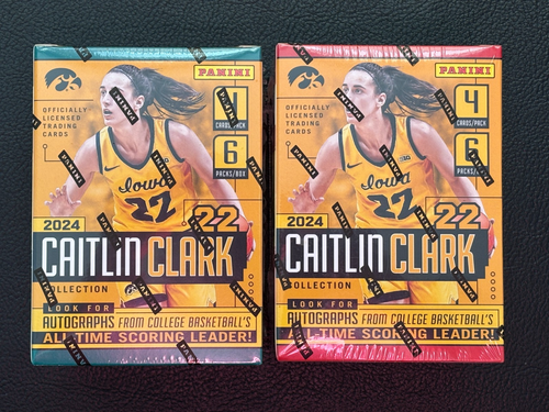2024 Panini Caitlin Clark Collection FACTORY SEALED Blaster Boxes - 2 ...