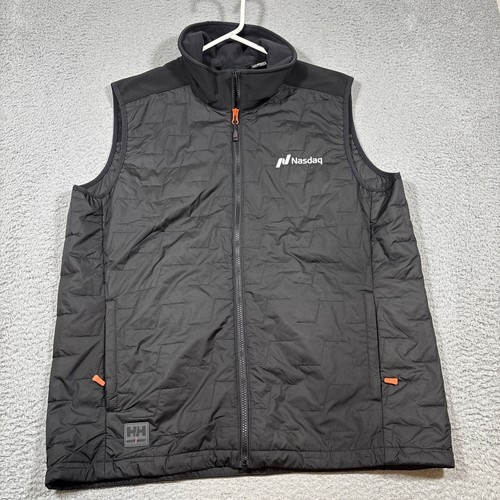 Helly Hansen Men's Sz XL Black Kensington Lifaloft Puffer Vest Nasdaq ...
