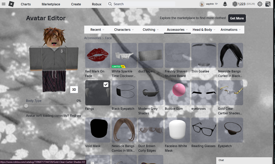 Roblox Account with 1.2k robux and Limiteds/clockwork/17+ account | eBay