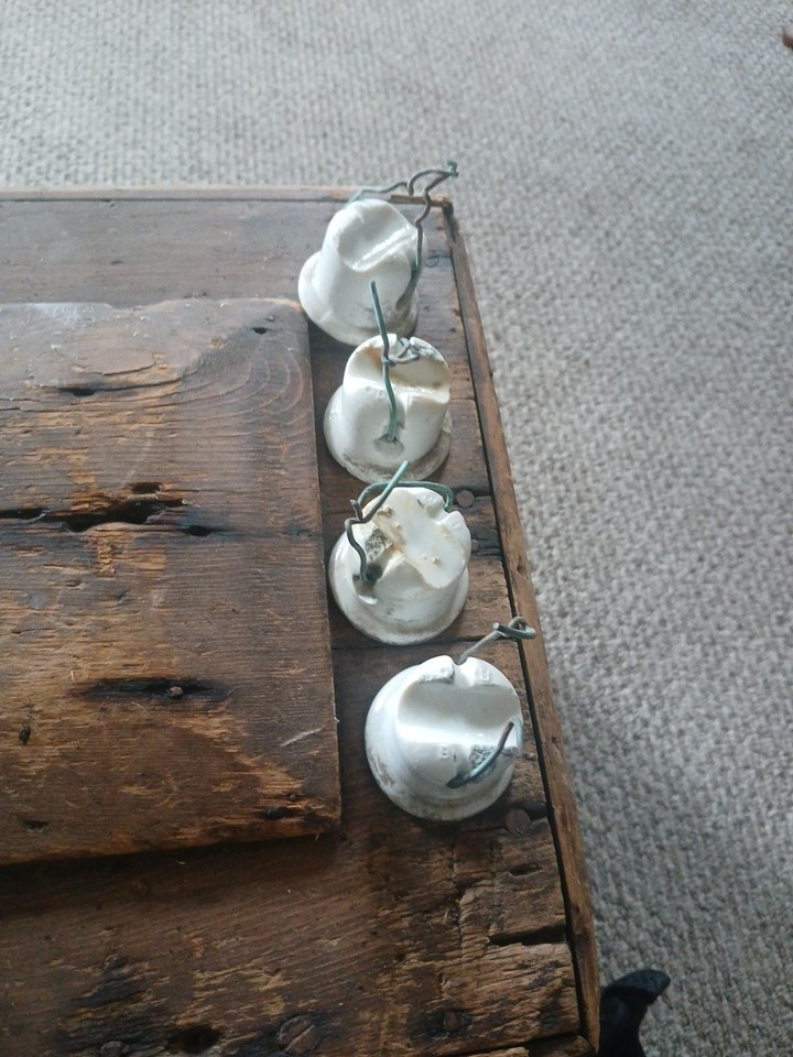 Antique Lightning Rod Insulator Mounting Brackets | eBay