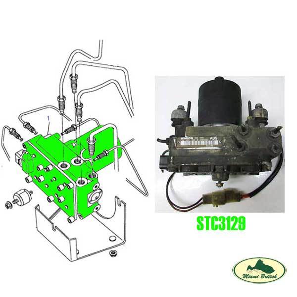 LAND ROVER ABS PUMP CONTROL MODULE MODULATOR DISCOVERY I STC3129 USED ...