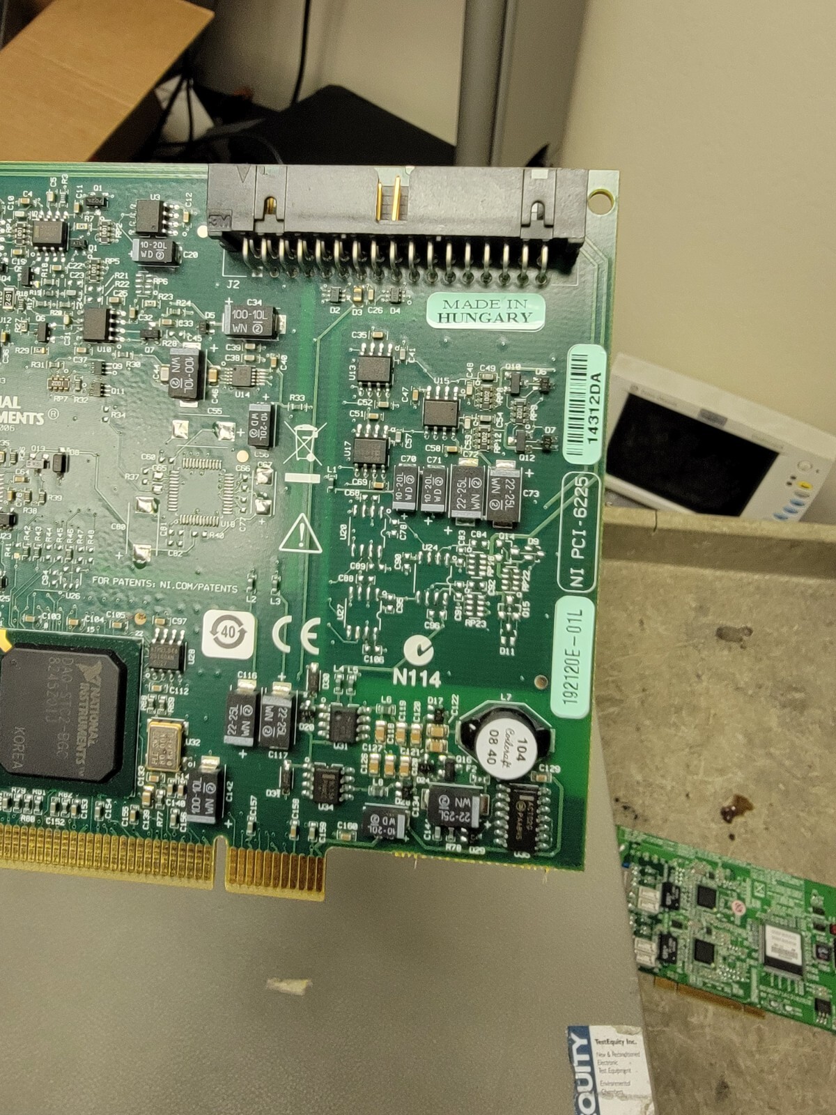 National Instruments NI PCI-6225 192120E-01L Data Acquisition Card | eBay