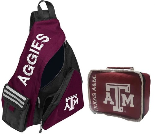 Travel Combo includes Shoulder Backpack and Insulated Bag (Texas A&M ...