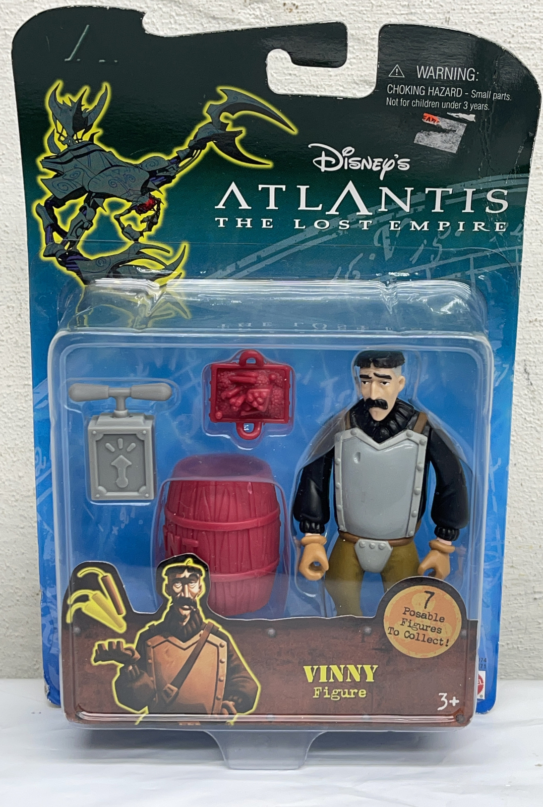 Atlantis The Lost Empire Vinny 4 Inch Figure Disney Mattel 2000 for ...