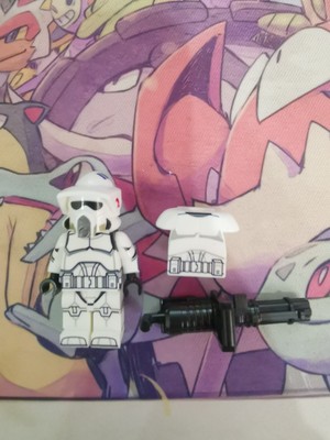 star wars custom design minifig 91st ARF lightning squad | eBay