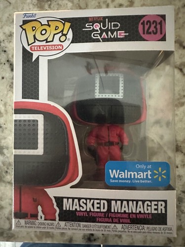 FUNKO POP Squid Game #1231 Masked Manager (Red Soldier) Walmart ...