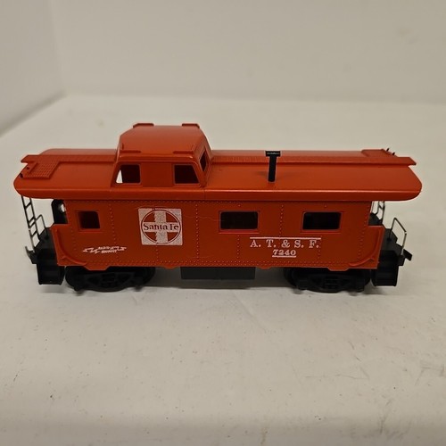 HO Scale Tyco 8-Wheel Offset Cupola Caboose Santa Fe ATS&F #7240 Red | eBay