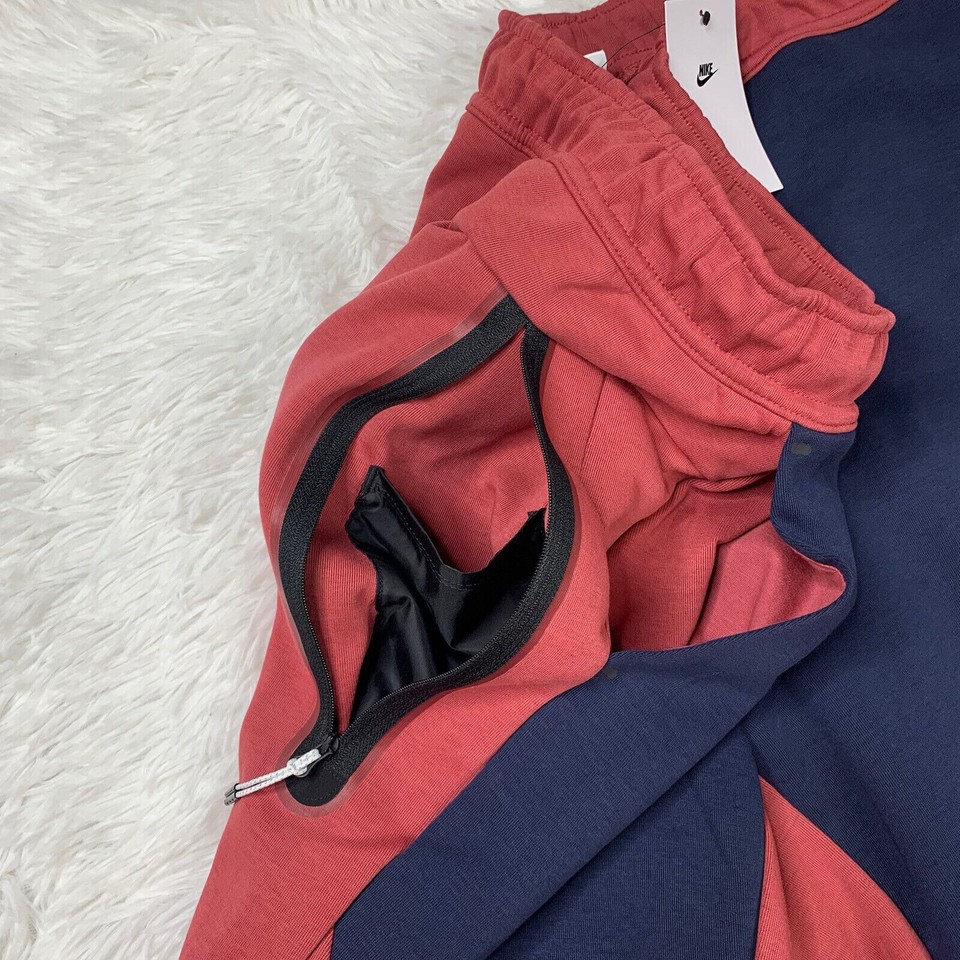 Nike Sportswear Tech Fleece Joggers Cedar Red Blue CU4495 Mens SIZE XL ...