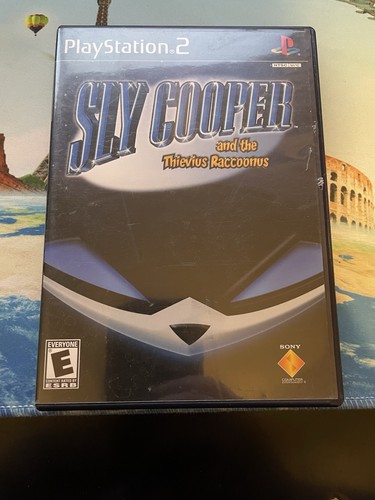 PS2 Sly Cooper & Thievious Racoonus Black Label Case & Game Tested No ...