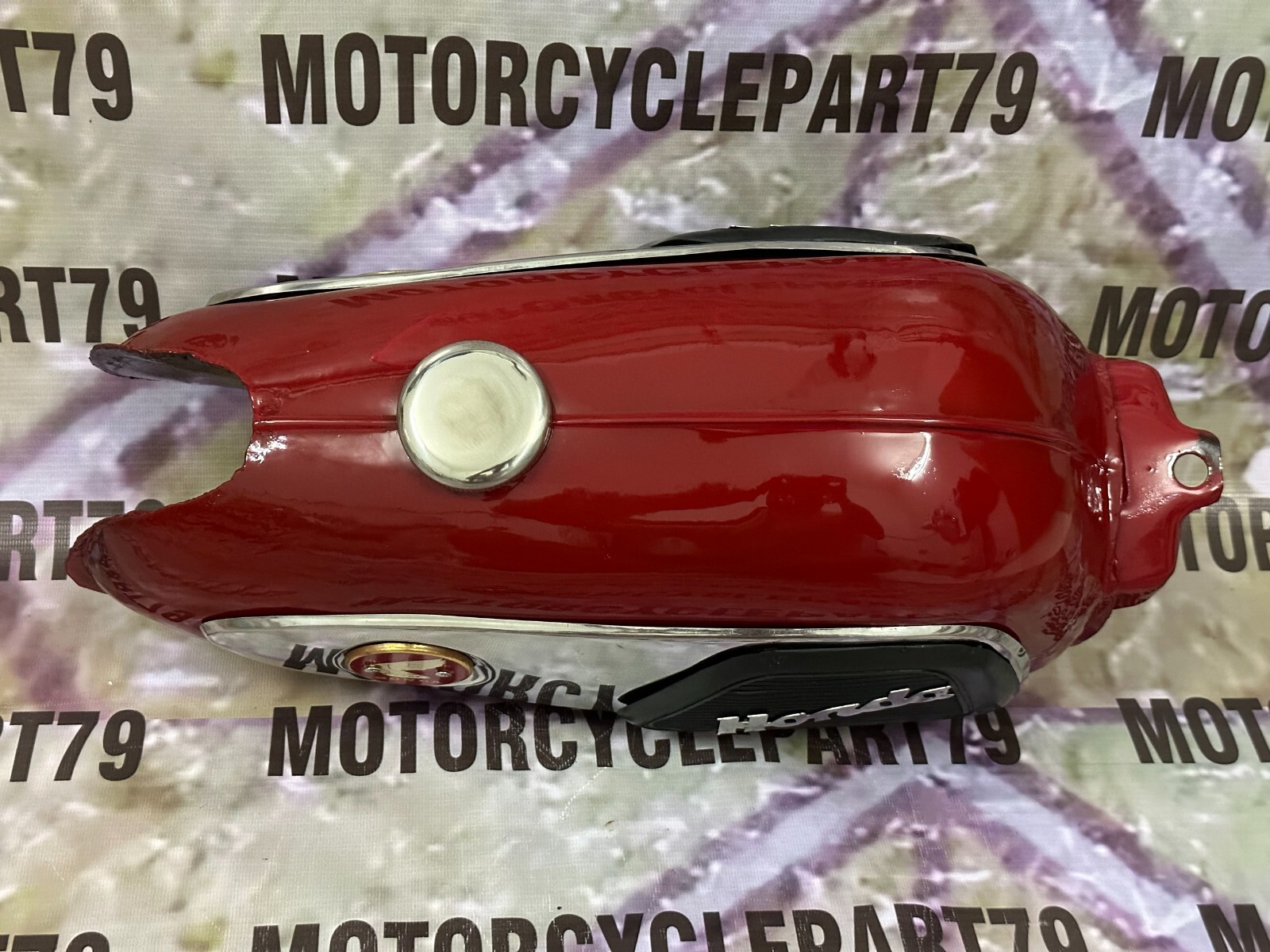 66-67 Honda SS50 Fuel Gas Tank. 71-72 SS50E SS50V, CD50 CL50 In Red ...