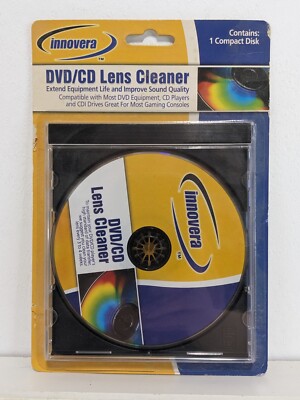 New Sealed Innovera DVD/CD Lens Cleaner Compact Disk | eBay