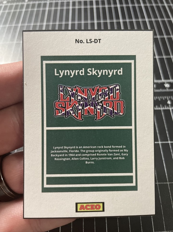Lynyrd Skynyrd Custom Holographic REFRACTOR | eBay
