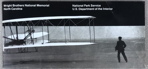 Wright Brothers National Memorial Guide Brochure Map North Carolina NC ...