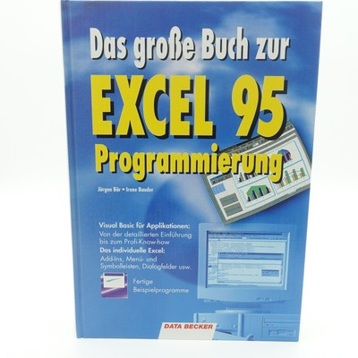 Das große Buch zur Excel 95 Programmierung Buch gebraucht sehr gut | eBay
