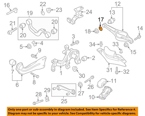VOLKSWAGEN OEM 05-24 Arteon-Lower Cntrl Arm Washer WHT000232 | eBay