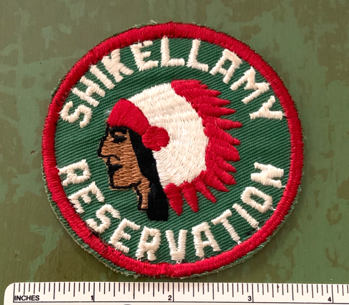 Vintage SHIKELLAMY RESERVATION Boy Scouts of America PATCH Chief BSA Scouting | eBay