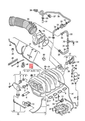 Genuine AUDI A5 S5 Coupe Sportback Variable Intake Manifold 079133185CL ...
