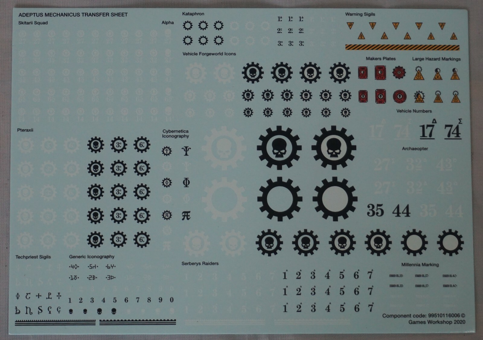 Warhammer 40k & Age of Sigmar Transfer Sheets Chaos, Space Marine and ...
