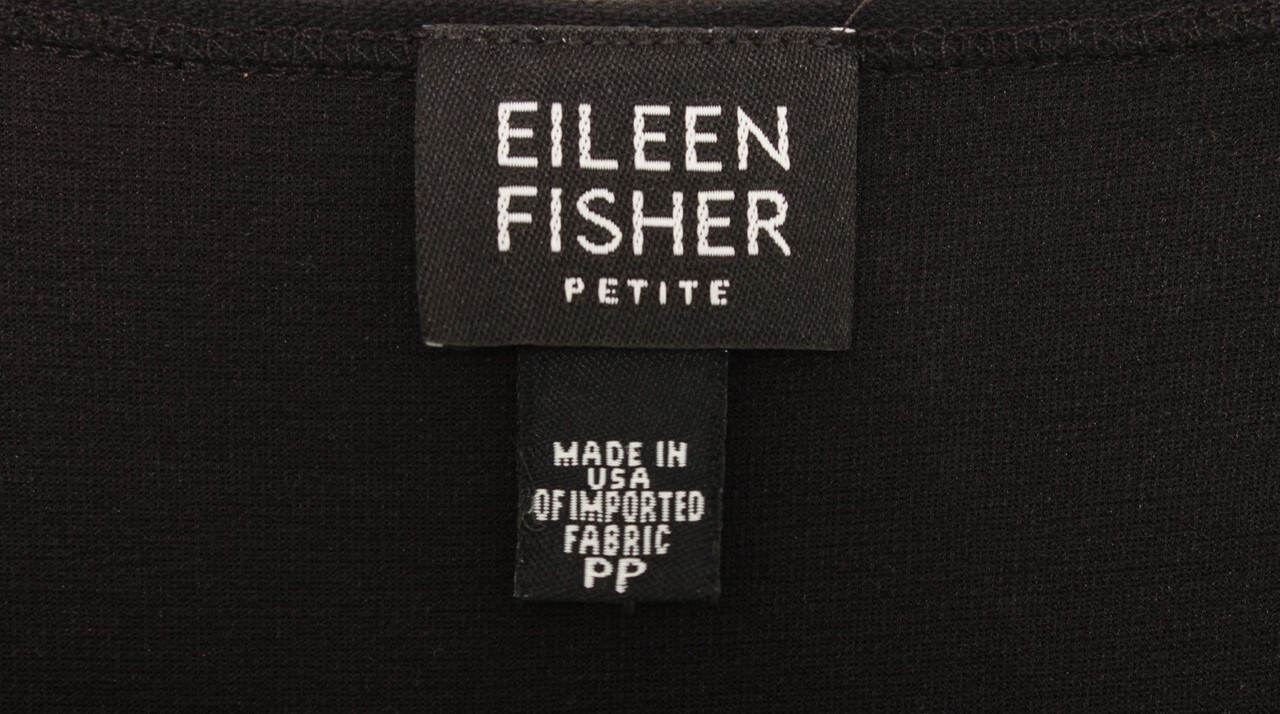 EILEEN FISHER Beautiful Black Summer Maxi Dress SZ 4 - Gem