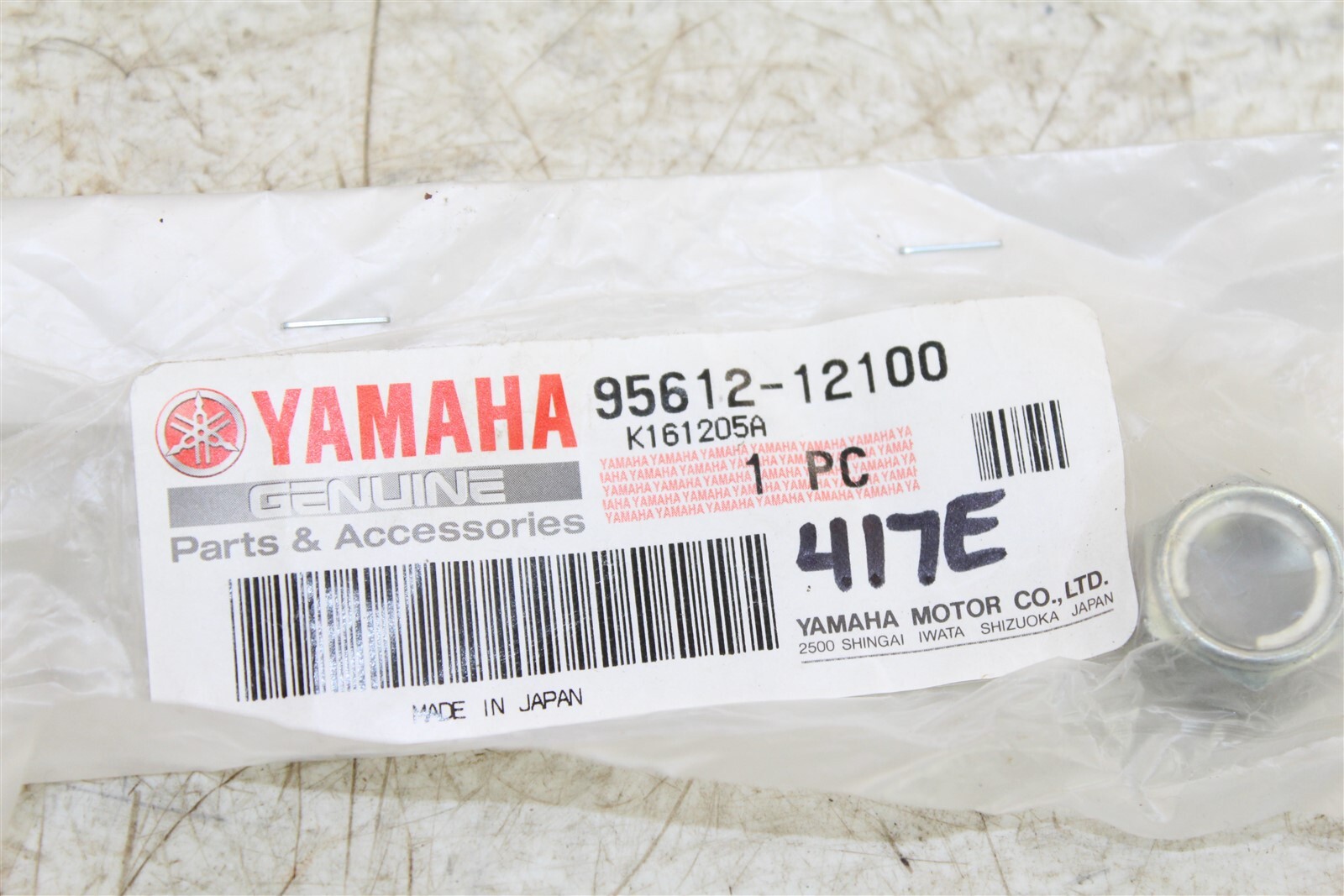 NOS Genuine Yamaha U NUT 95612-12100-00 NEW OEM | eBay