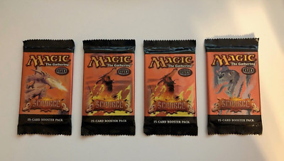 Scourge MtG Booster Pack / Packs - Sealed Magic the Gathering x 4 | eBay
