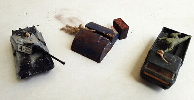 70's Matchbox Battle Kings K-104 King Tiger Tank & Artillery Truck K116 ...