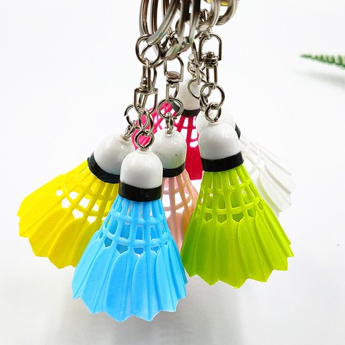 Creative Mini Badminton Keychain Cute Shuttlecock Key Chains Keyring ...