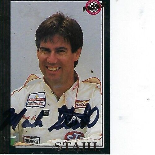 MARK STAHL SIGNED 1992 MAXX 5TH ANNIVERSARY RACING #82 - NASCAR | eBay