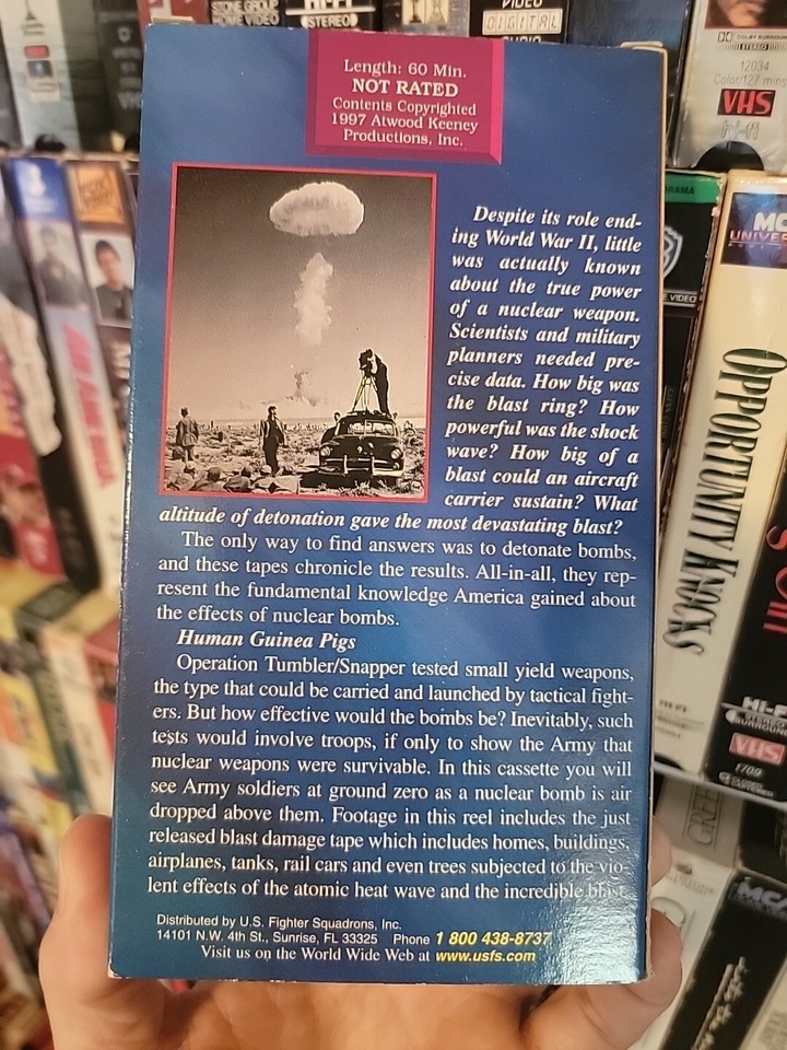 America's Atomic Bomb Tests 1997 VHS Volume 5 | eBay