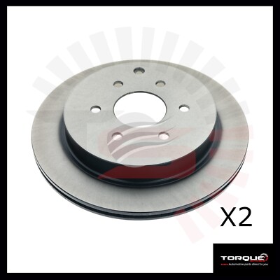 Bremtec Rear Brake Disc Rotor PAIR BDR11369TL Suits Nissan Patrol Y62 ...
